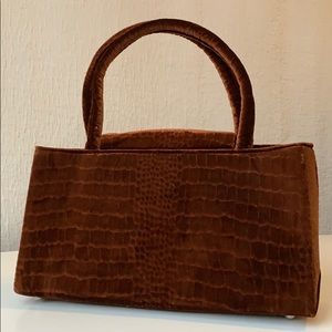 Samantha Root | Bags | Samantha Root Copper Velvet Purse | Poshmark